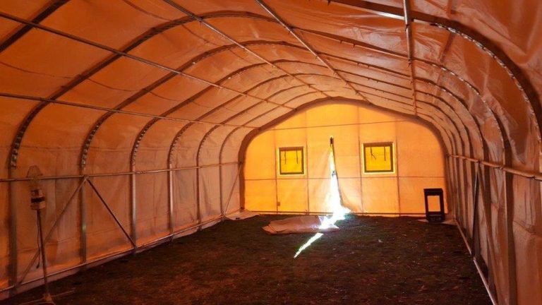 20' X 40' TEMPORARY HOUSING MILITARY TENTS WITH POWER CONNECTIONS ...