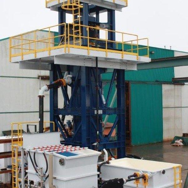 FLSMIDTH VXP5000 VERTICAL STIRRED REGRIND MILLS, 1475 KW - Nelson ...