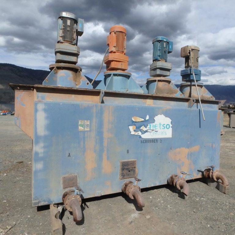 4-CELL METSO ATTRITION SCRUBBER WITH 25 HP MOTORS - Nelson Machinery ...