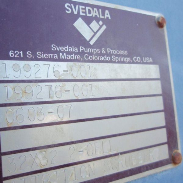 32" Svedala Metso 2 Cell Attrition Scrubber - Nelson Machinery