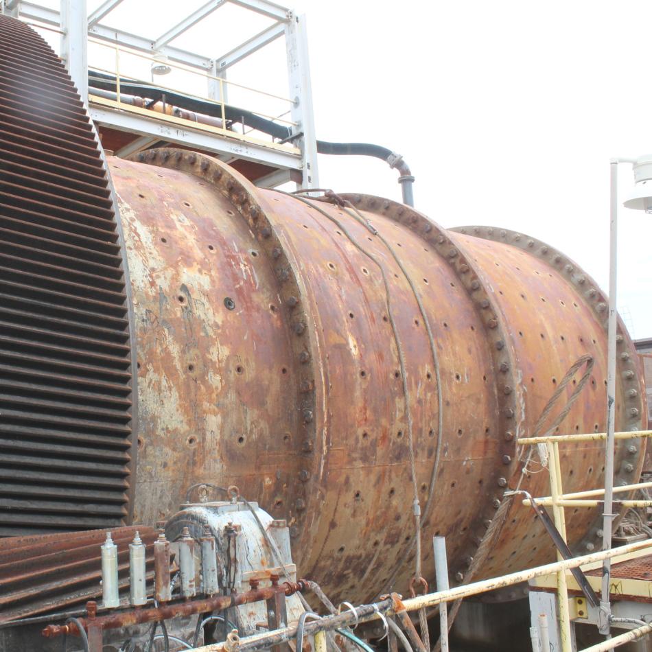 14' X 24' HARDINGE KOPPERS 3000 HP BALL MILL - Nelson Machinery ...