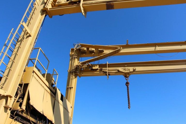 40 TON X 40' DROTT / MI-JACK MOBILE GANTRY CRANE - Nelson Machinery ...