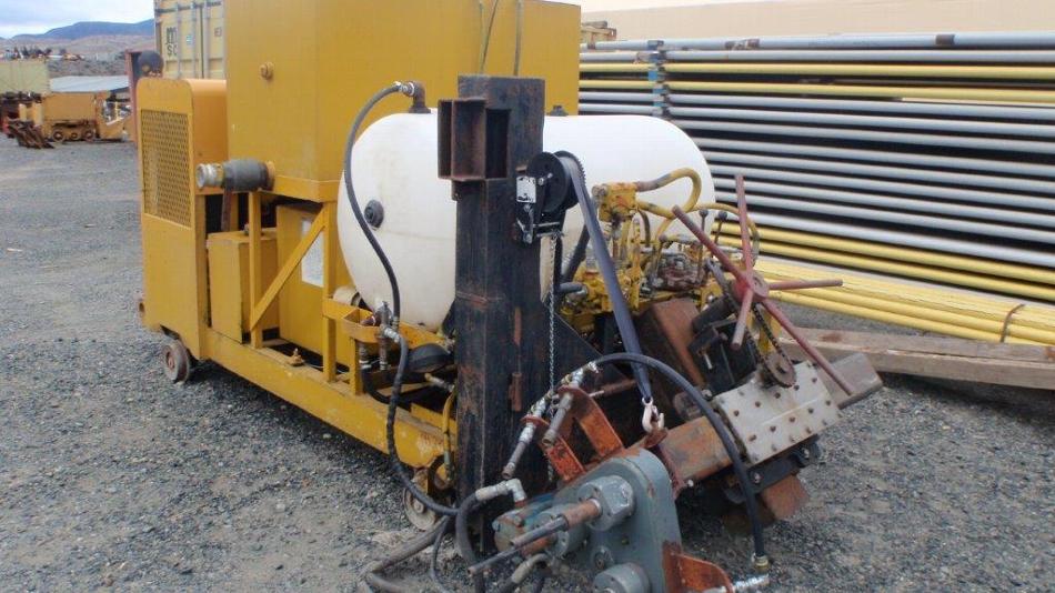58" RAIL GAUGE HYDRAULIC GANG DRILL - Nelson Machinery & Equipment Ltd.