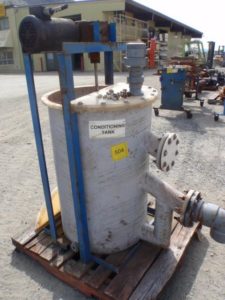 26" DIA. X 41" FRP AGITATOR TANK - Nelson Machinery & Equipment Ltd.