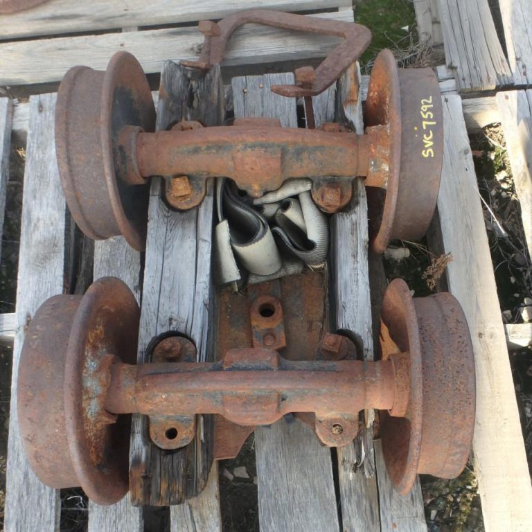 18" AXLES WITH 12" WHEELS FOR MINE CARS - Nelson Machinery & Equipment Ltd.