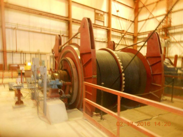 74" X 15' GHH DOUBLE DRUM HOIST - Nelson Machinery & Equipment Ltd.