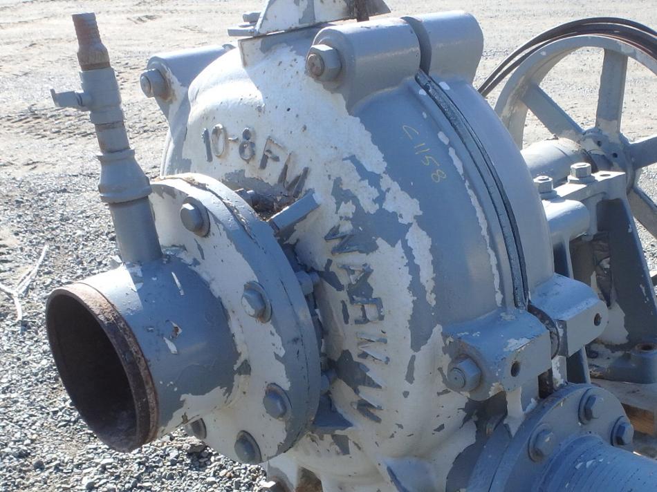 10" X 8" WARMAN FM RUBBER LINED SLURRY PUMP - Nelson Machinery ...