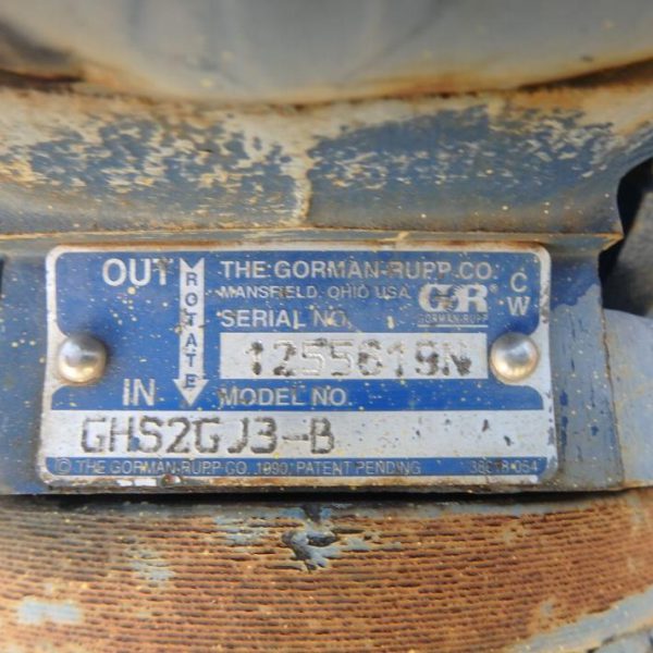 2" GORMAN-RUPP GHS2GJ3B ROTARY GEAR PUMP - Nelson Machinery & Equipment ...