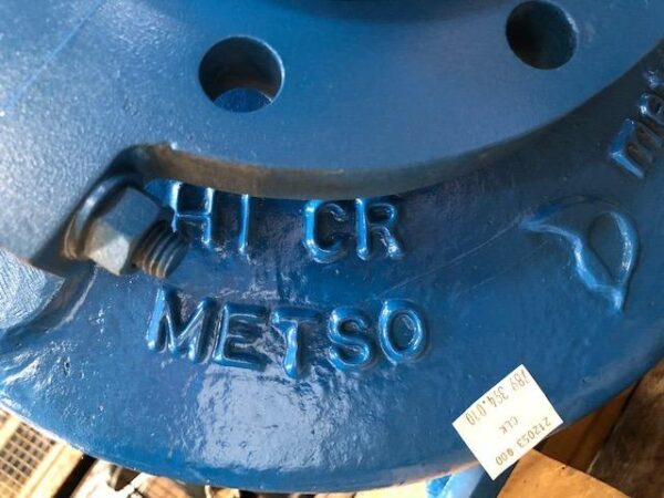 4" X 3" METSO HM100 HEAVY DUTY METAL SLURRY PUMPS - Nelson Machinery ...