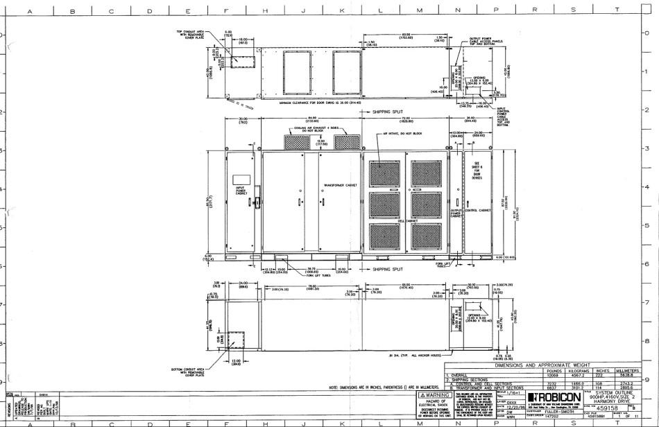 4160 Volt Robicon Variable Frequency Drives - Nelson Machinery