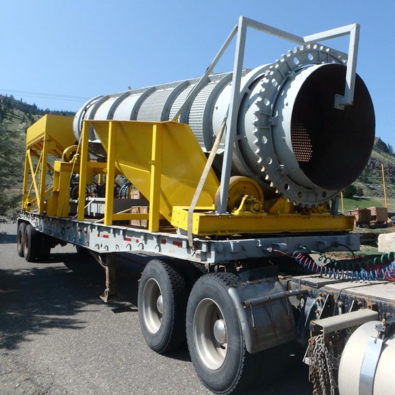 4.5' x 27' Trommel Wash Plant - Nelson Machinery & Equipment Ltd.