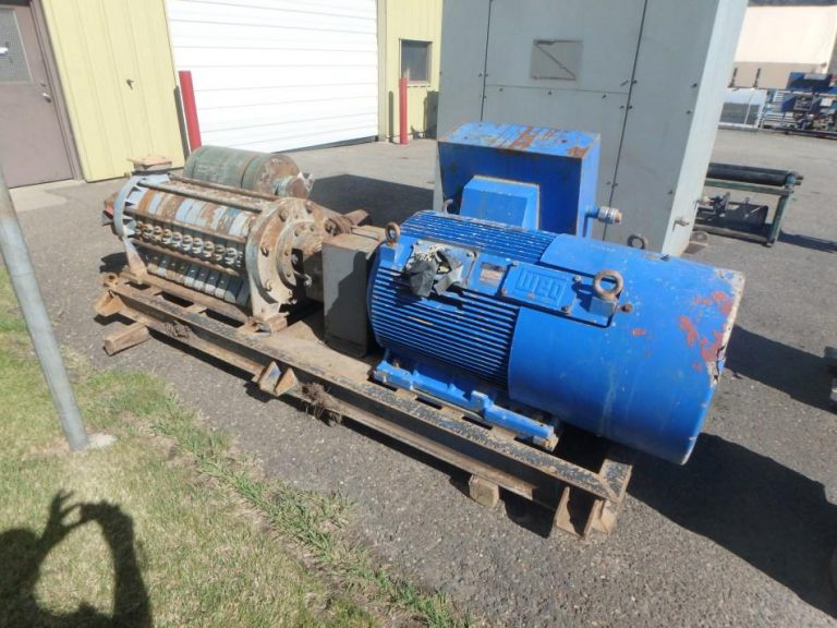 4" X 4" MATHER & PLATT 11-STAGE DEWATERING PUMP - Nelson Machinery ...