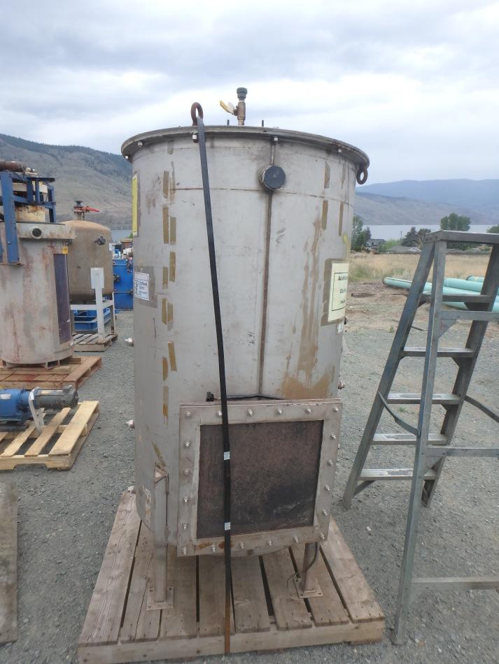 3' x 5' Stainless Steel Clarifier - Nelson Machinery & Equipment Ltd.