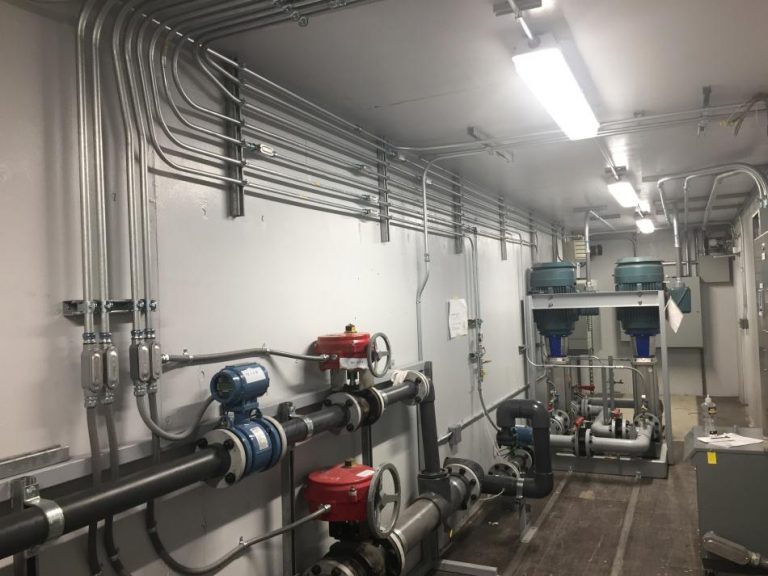 BLENDING, CHEMICAL INJECTION, & WATER TRANSFER SYSTEM IN 45' CONTAINER ...