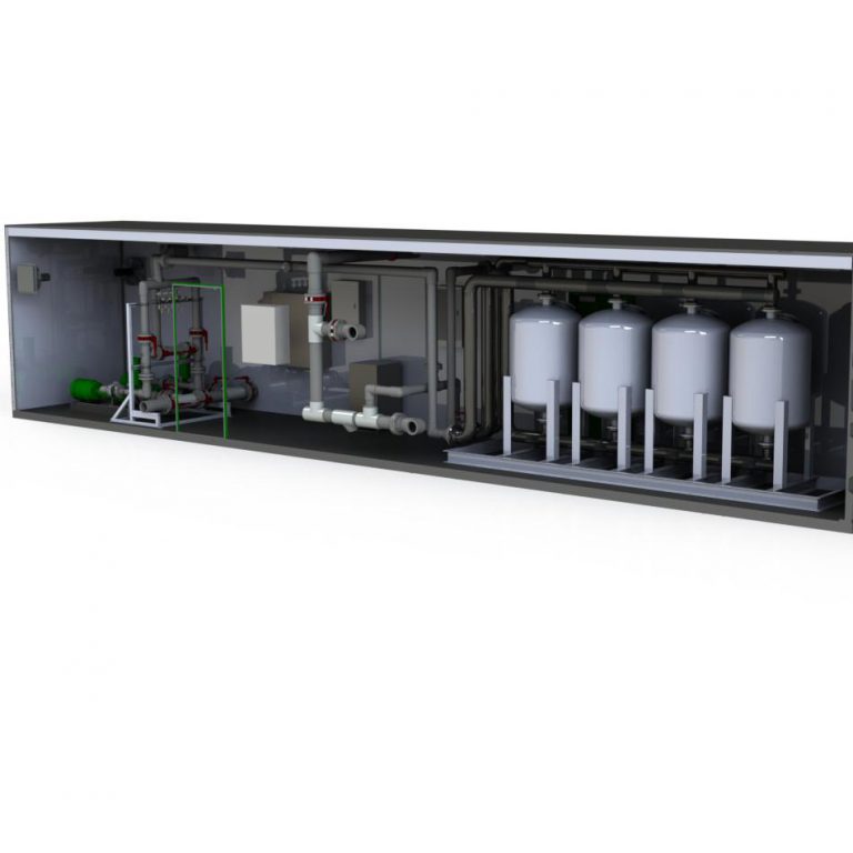 SAND FILTER MODULE & WATER TRANSFER SYSTEM IN 45' CONTAINER - Nelson ...