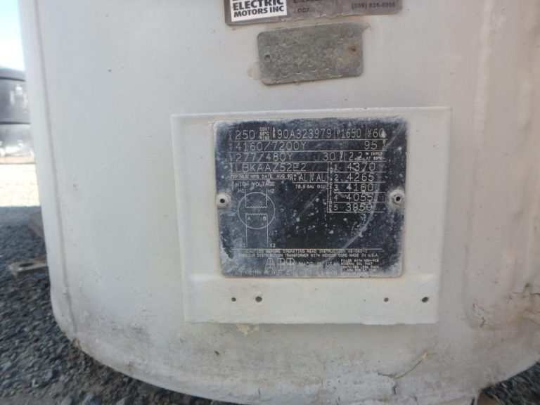 250 KVA ABB SINGLE-PHASE POLE MOUNT TRANSFORMERS - Nelson Machinery ...