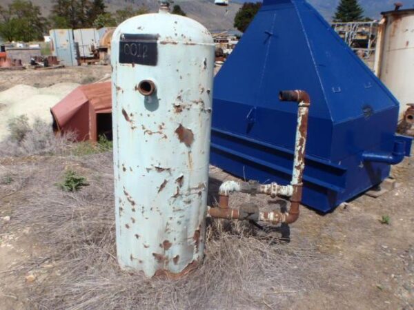 24" DIA. X 60" FILTRATE TANK WITH PUMP AND AIR RECEIVER - Nelson ...