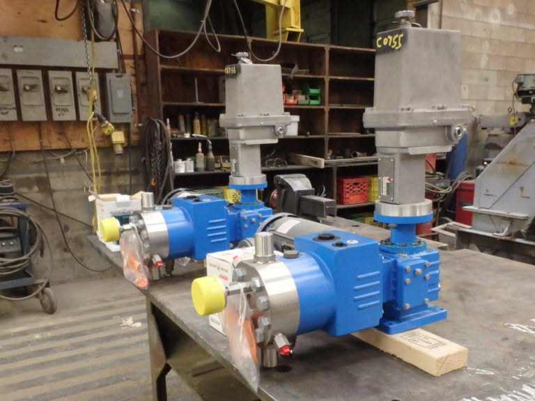 LEWA Ecoflow Metering Pump x 2 - Nelson Machinery & Equipment Ltd.
