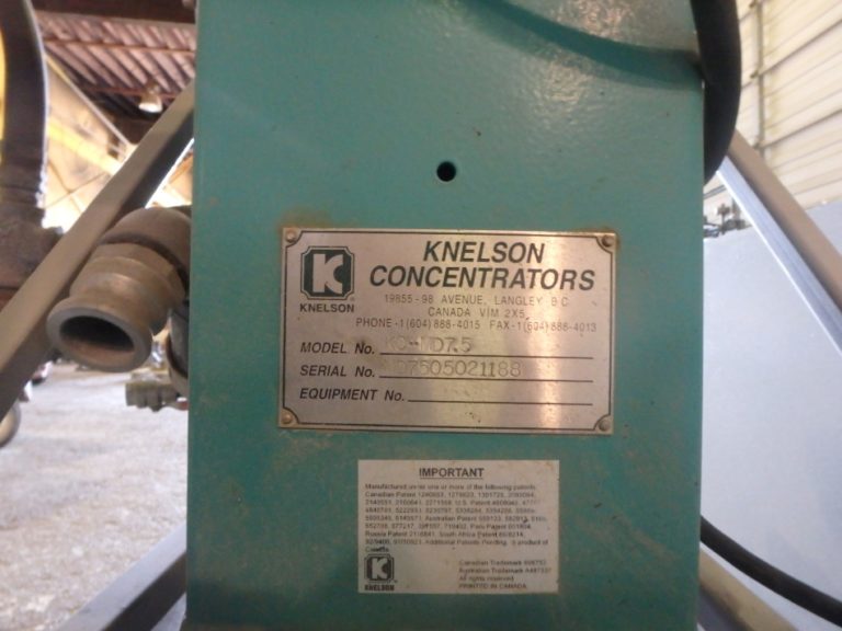 Knelson 7.5" Concentrator - Nelson Machinery & Equipment Ltd.