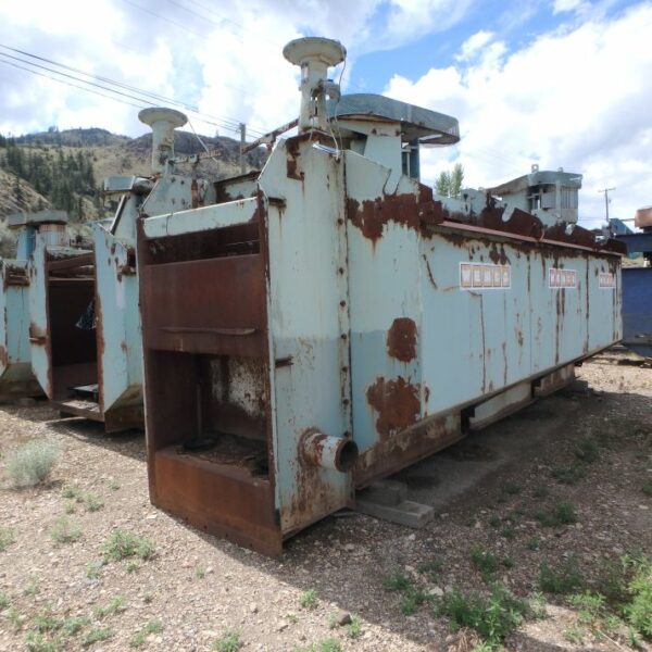 Bank of 3 Wemco #84 Flotation Cells - Nelson Machinery & Equipment Ltd.