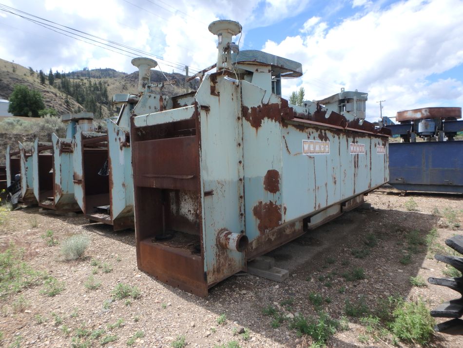 Bank of 3 Wemco #84 Flotation Cells - Nelson Machinery & Equipment Ltd.