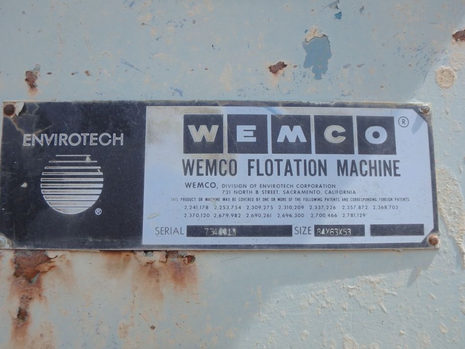 Bank of 3 Wemco #84 Flotation Cells - Nelson Machinery & Equipment Ltd.