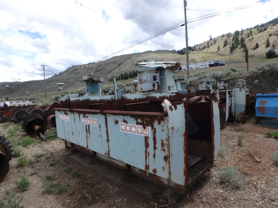 Bank of 3 Wemco #84 Flotation Cells - Nelson Machinery & Equipment Ltd.