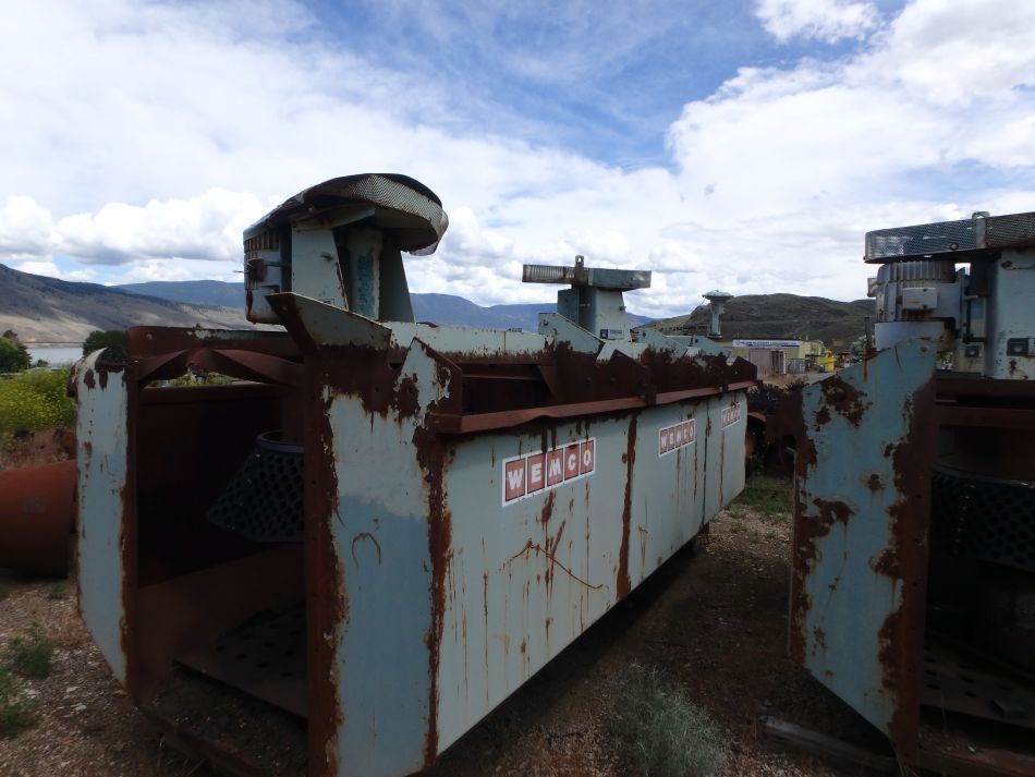 Bank of 3 Wemco #84 Flotation Cells - Nelson Machinery & Equipment Ltd.