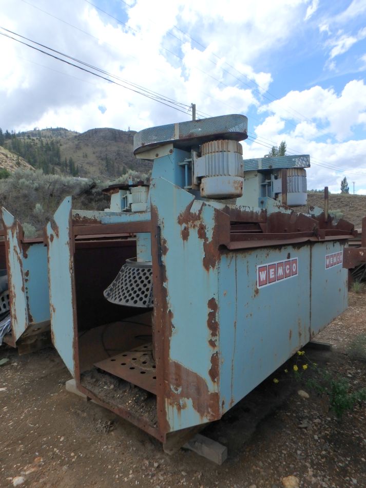 Banks of 2 Wemco #84 Flotation - Nelson Machinery & Equipment Ltd.