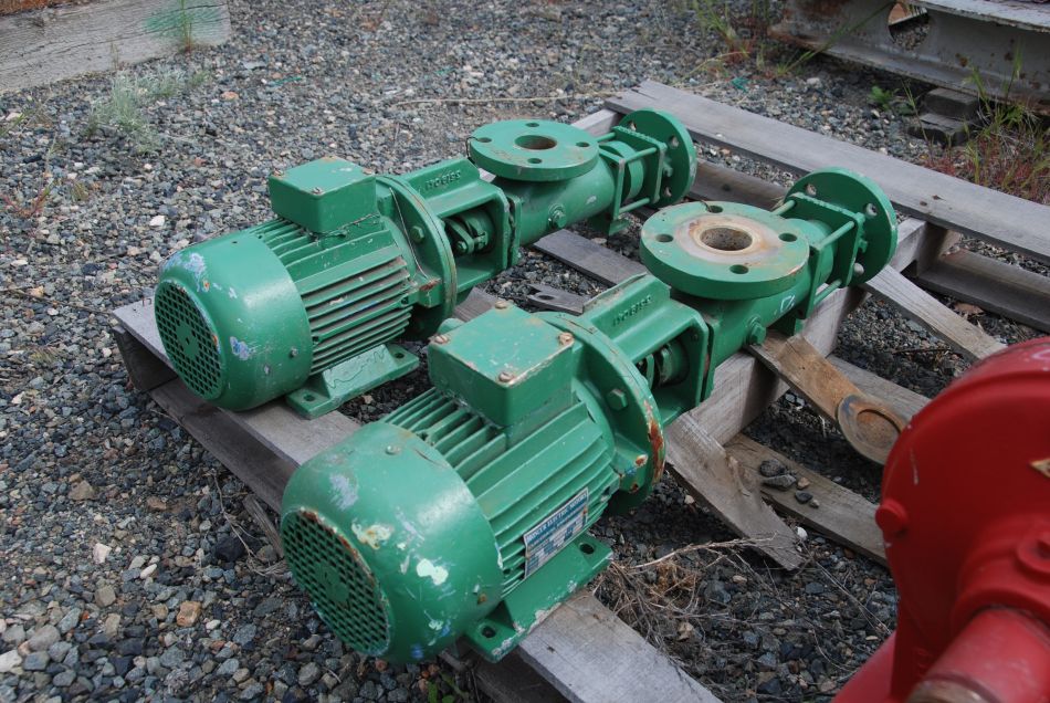 2" Bornemann Vertical Screw Pumps - Nelson Machinery & Equipment Ltd.