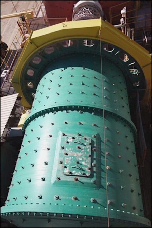 15.5' x 21.5' FLSmidth Rubber Lined Ball Mill - Nelson Machinery