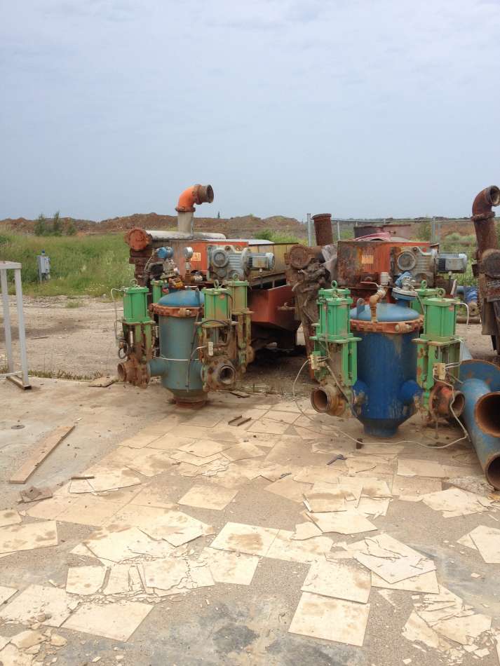Clusters of 4 - 15" Krebs DS15LB Cyclones- Nelson Machinery & Equipment ...