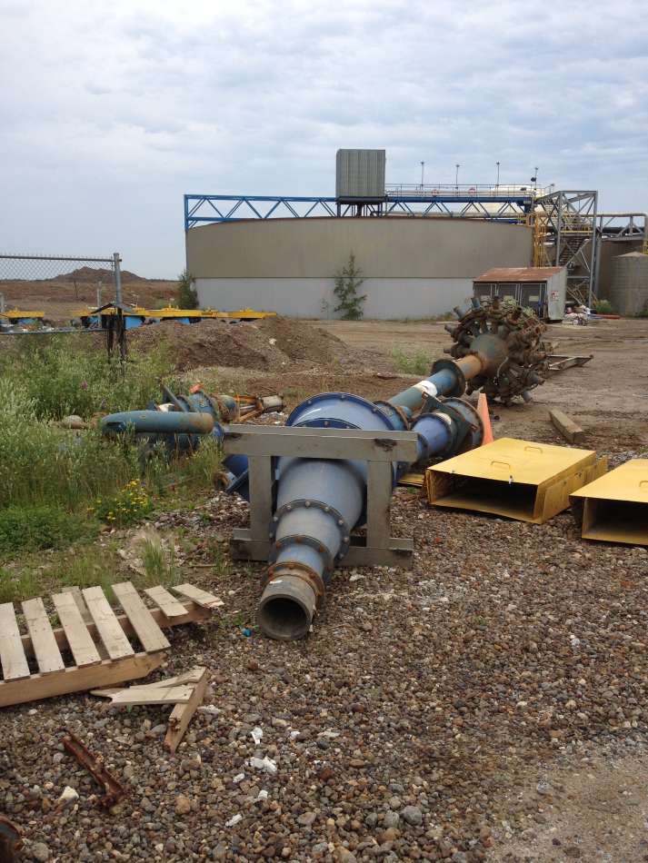 Clusters of 4 - 15" Krebs DS15LB Cyclones- Nelson Machinery & Equipment ...