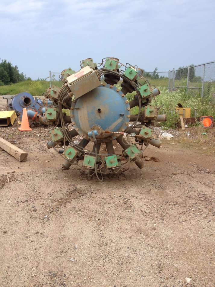 Clusters of 4 - 15" Krebs DS15LB Cyclones- Nelson Machinery & Equipment ...