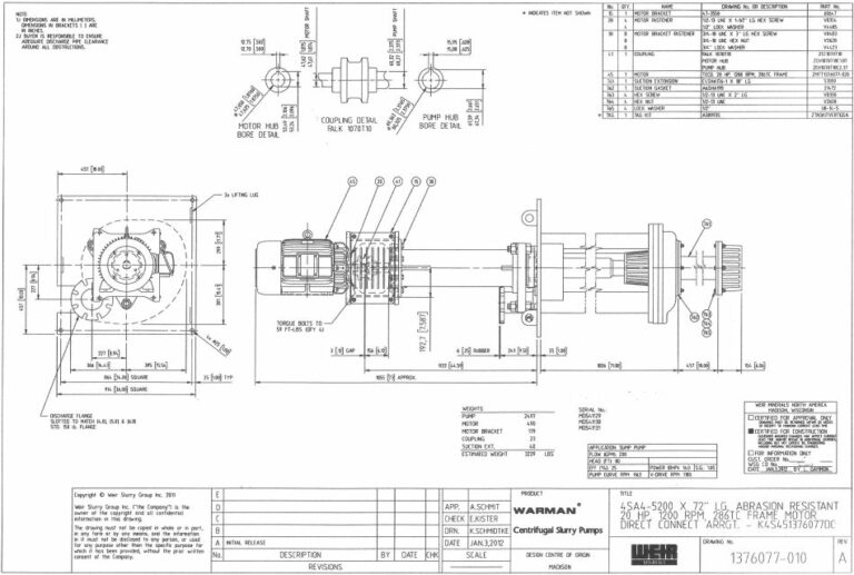 4" Warman Sump Pumps x 72" Leg - Nelson Machinery & Equipment Ltd.