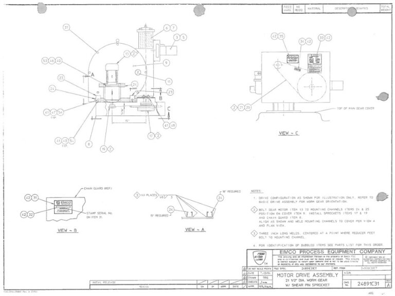 Eimco Clarifier Drives - Nelson Machinery & Equipment Ltd.