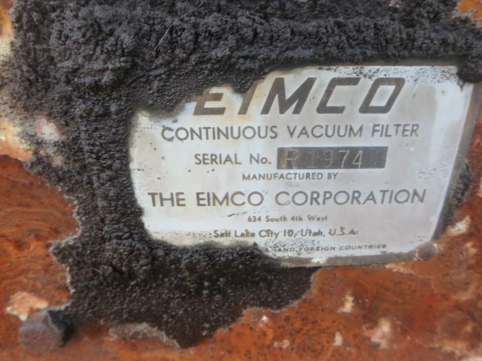 8' Dia x 16' Eimco Drum Filter - Nelson Machinery & Equipment Ltd.
