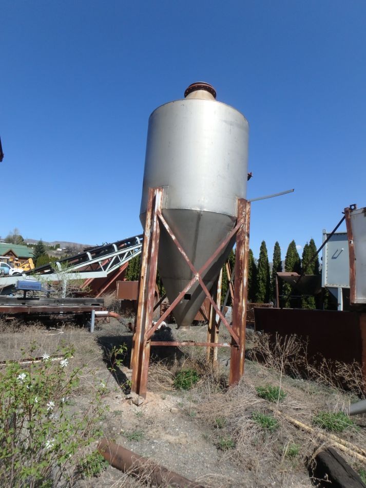 6' Stainless Steel Cyclone - Nelson Machinery & Equipment Ltd.