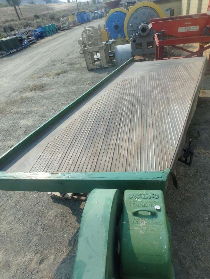 6' x 15' Deister Concentrating Table - Nelson Machinery & Equipment Ltd.