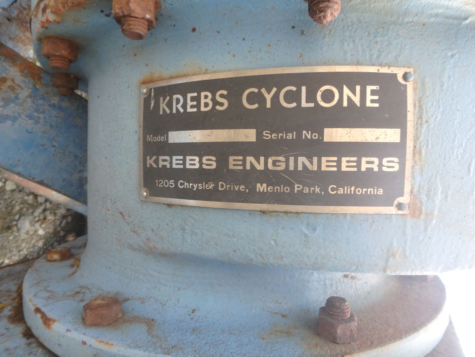 10" Krebs D10B / D10LB Cyclones - Nelson Machinery & Equipment Ltd.