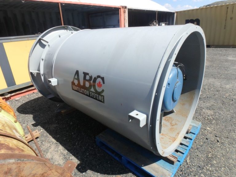 48" Dia 150 HP ABC Mine Vent Fan - Nelson Machinery & Equipment Ltd.