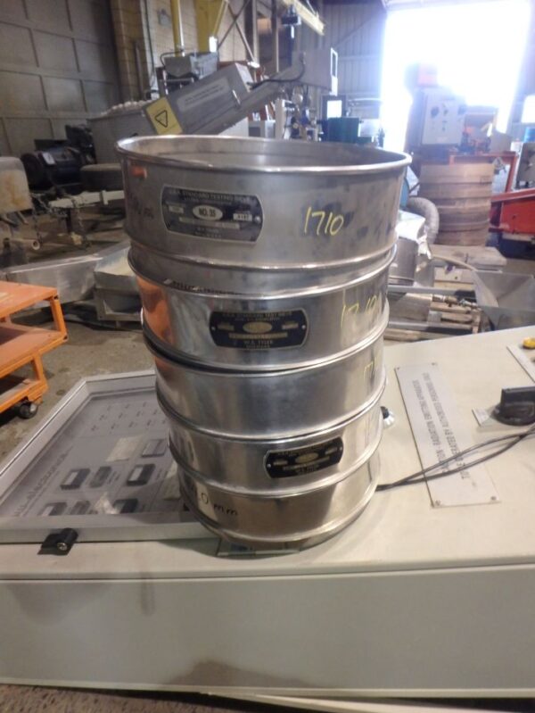 12" USA Standard S/S Sieve Screens - Nelson Machinery & Equipment