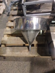 12" dia Stainless Steel Funnel - Nelson Machinery & Equipment Ltd.