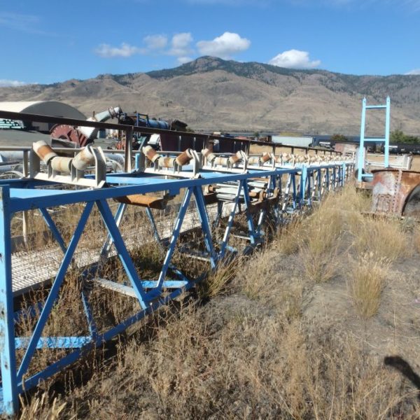 18" X 100' Truss Conveyor with Walkway - Nelson Machinery