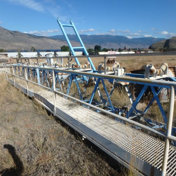 18" X 100' Truss Conveyor with Walkway - Nelson Machinery