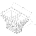 13' x 22' Slurry Tanks with Tank Funnels - Nelson Machinery