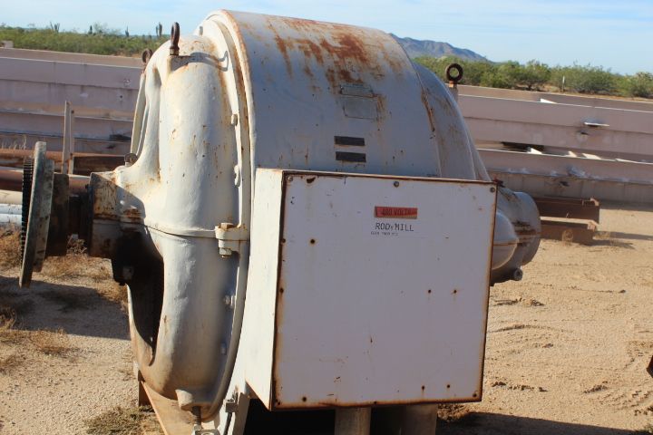 6' x 12' Allis Chalmers Rod Mill, 250 HP - Nelson Machinery