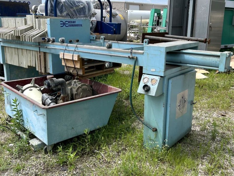 800 mm Beckart Filter Press - Nelson Machinery & Equipment Ltd.