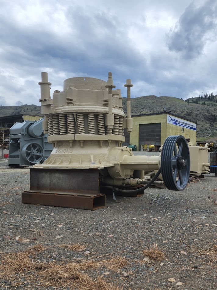 2' Symons Cone Crusher, 40 HP - Nelson Machinery & Equipment Ltd.
