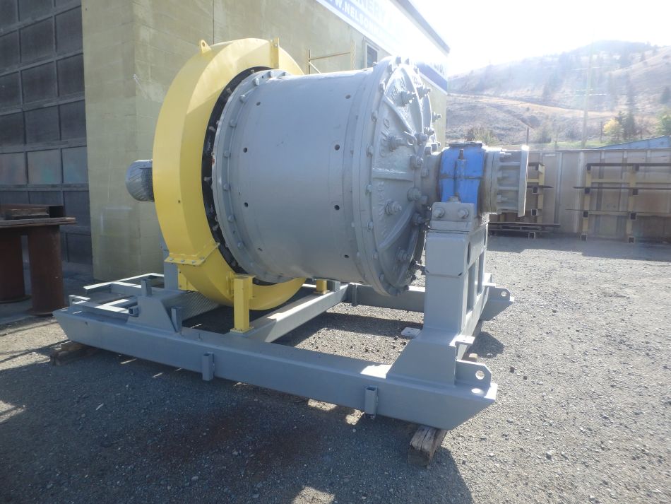4' x 3' Marcy Ball Mill, 40 HP - Nelson Machinery & Equipment Ltd.
